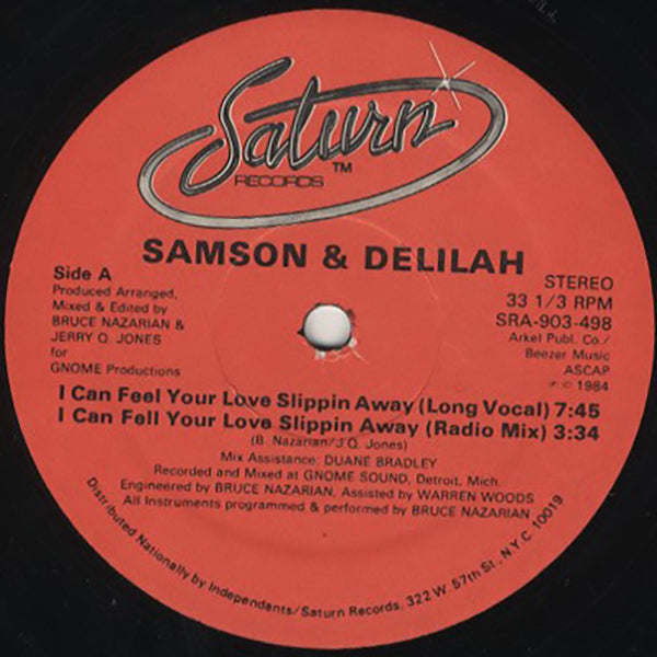 Samson & Delilah / I Can Feel Your Love Slippin Away – RECORD SHOP rare ...